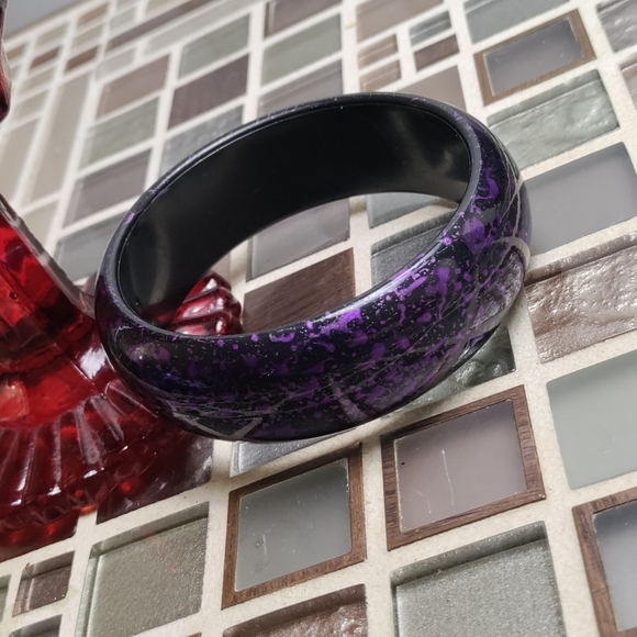 Vintage | Jewelry | Vintage Purple Bangle | Poshmark